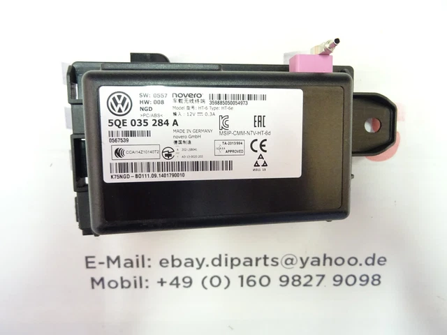 VW GOLF 7 5G Audi A3 Control Unit Online Services Discover Pro Satnav ...