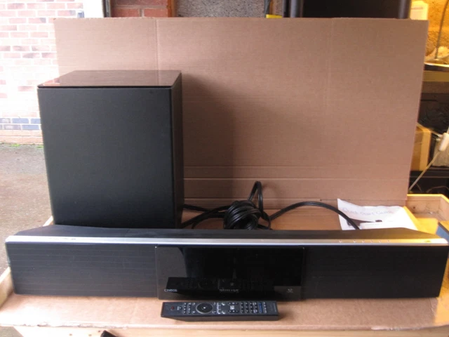 PHILIPS HTS8100 VIRTUAL Surround Sound DVD Player Soundbar with ...