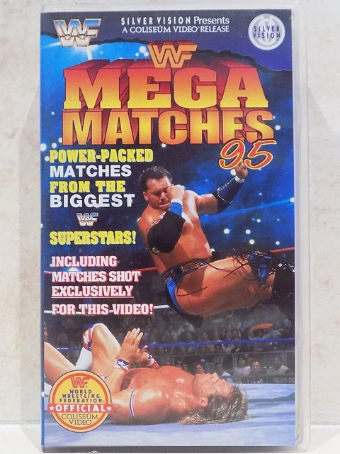 WWF MEGA MATCHES '95 1995 Wrestling Video Pal Vhs Tape Wwe Wcw Tatanka £14.99 - PicClick UK