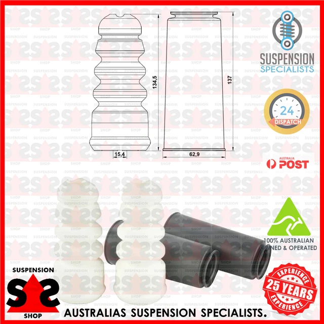 REAR AXLE DUST Cover Kit, Shock Absorber Suit VW Passat B5.5 Variant ...
