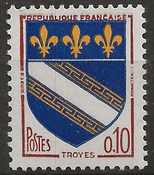 N° 1353** Armoiries De Troyes EUR 0,09 - PicClick FR