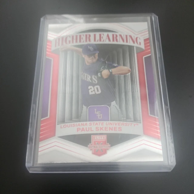 PAUL SKENES 2023 ELITE EXTRA EDITION HIGHER LEARNING HL-10 LSU/Pirates ...