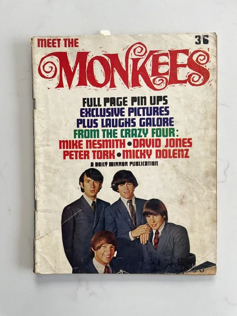 MEET THE MONKEES Magazine - 1967 - Published by Daily Mirror Newspapers ...