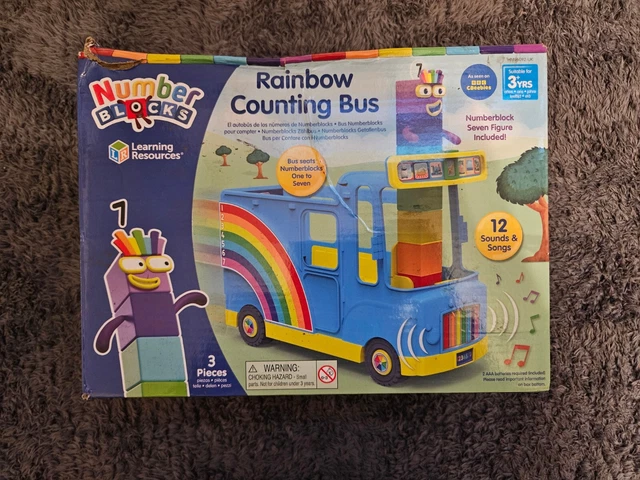 LEARNING RESOURCES NUMBERBLOCKS Rainbow Counting Bus, Ages 3+ £19.00 ...