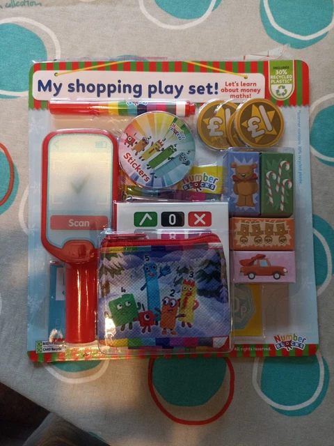CBEEBIES NUMBERBLOCKS SHOPPING play set - brand new in packaging £5.86 ...