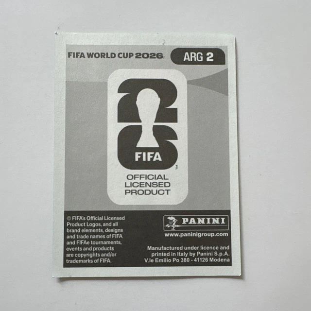 PANINI FIFA WORLD Cup 2026 Sticker ARG 2 Emiliano Martínez Argentina £0 ...
