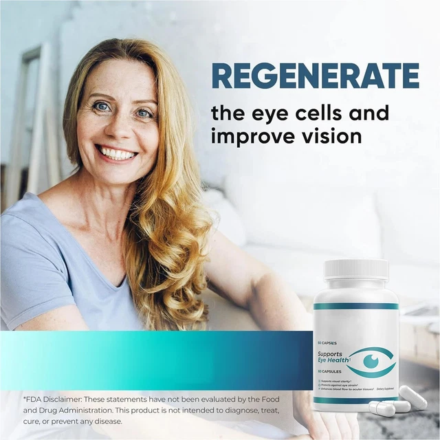 VISION SUPPORT 60 Capsules - Prevents eye fatigue and improves visual ...