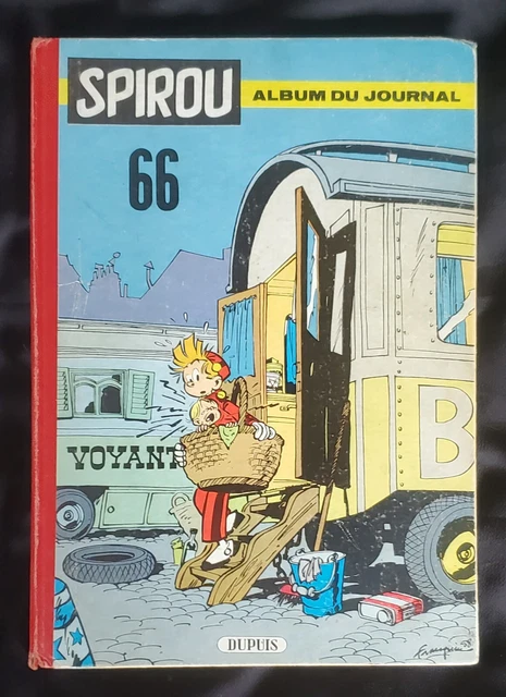 ALBUM JOURNAL SPIROU N°66 EO 1958 Reliure N°1040 au N°1049 Franquin Dupuis TBE EUR 59,00 ...