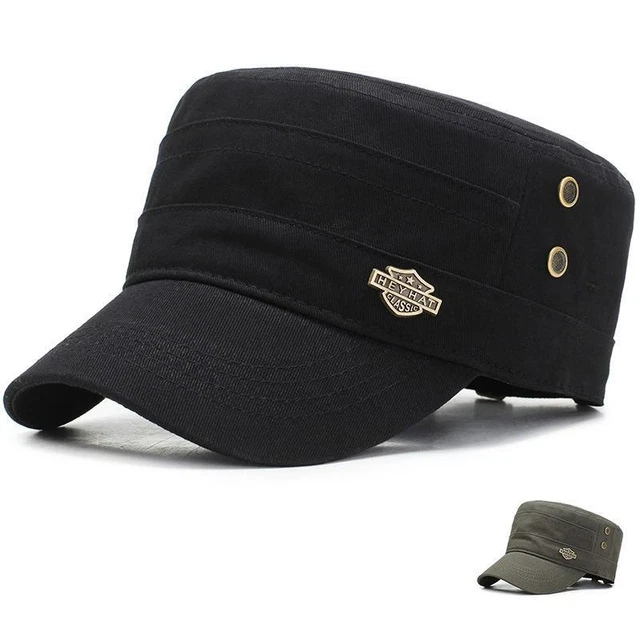 MEN WOMEN ARMY Cap Cadet Military Patrol Castro Hat Golf Driving Summer ...