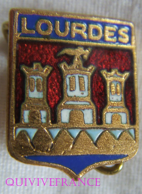 BG7590 - INSIGNE Badge Blason De Lourdes EUR 9,99 - PicClick FR