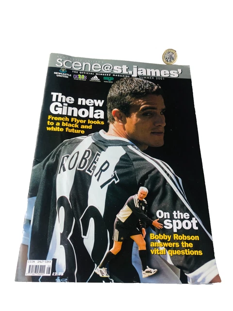 MAGAZINE FOOTBALL NEWCASTLE United Scene St James Mag 2001 Vintage ra £ ...
