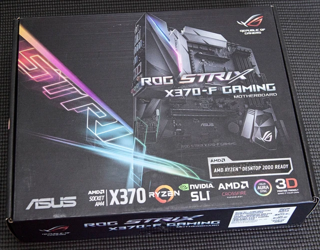 ASUS ROG STRIX X370-F GAMING AMD AM4 ATX Motherboard *BOXED & FULLY ...