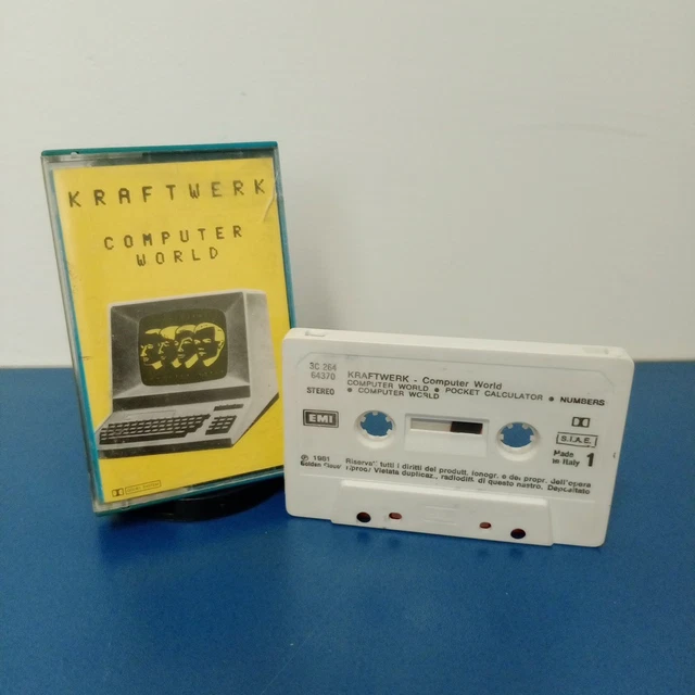 KRAFTWERK 🎶 COMPUTER World 🎶 Stereo Cassetta (EMI Kling Klang Music ...