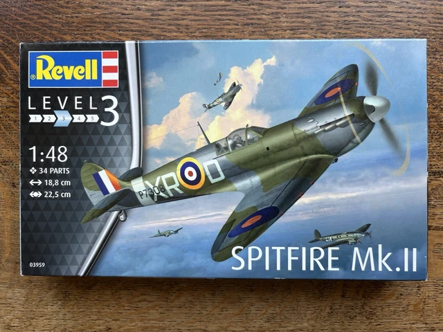 REVELL 03959 1:48, Spitfire MK.II Model Kit, Complete And Unused £12.99 ...