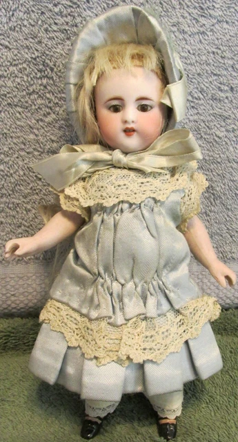 RARE ANTIQUE SIMON & Halbig 7 1/2" Bisque #886 Doll~Original Outfit~5 ...