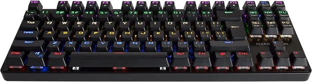 MARS GAMING KEYBOARD MK4 Mini Brown - USB, (MK4MINIBR) Black EXCELLENT ...