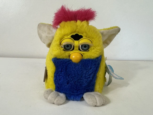 VINTAGE 1999 FURBY Babies Line Primary Tiger Generation 2 VGC £0.99 ...