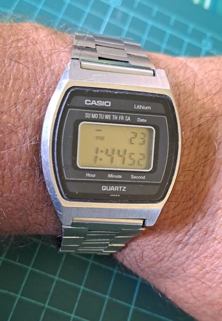 RARE VINTAGE (1980) Casio B812 Module 58 LCD Watch Japan *Working Full ...
