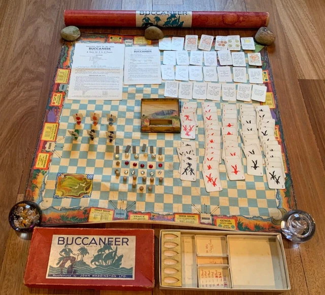 1930S WADDINGTON'S BUCCANEER Game - THE ORIGINAL; FIRST EDITION; game ...