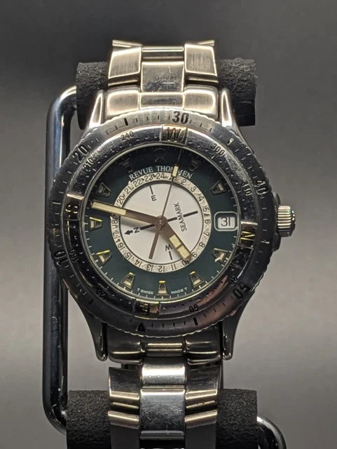 VINTAGE REVUE THOMMEN Men’s Quartz Watch – Model 3920-C90946 (Sea Mark ...