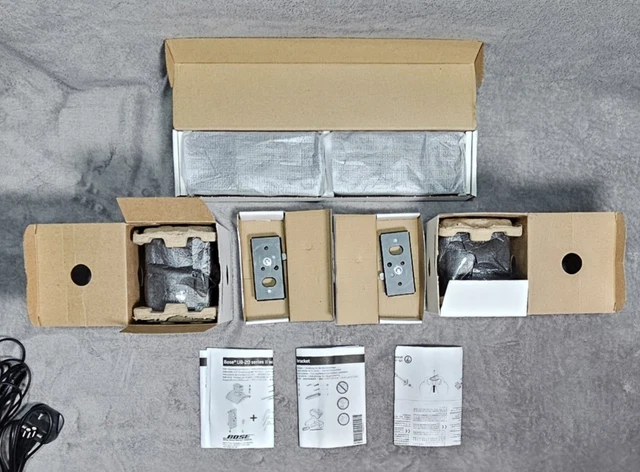 BOSE VIRTUALLY INVISIBLE 300 Wireless Surround Speakers Black £220.00 ...