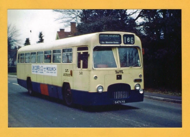 WMPTE BUS PHOTO - West Midlands PTE 5474 - 6474HA - 1964 Midland Red ...
