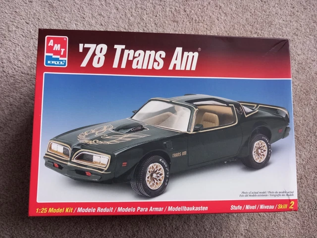 PONTIAC FIREBIRD TRANSAM 1978 1/25 Scale Amt Ertl Model Kit £25.67 ...