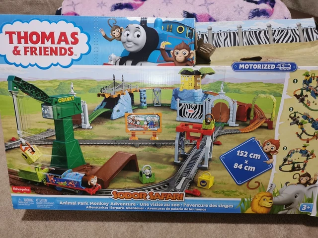 THOMAS THE TANK Engine Trackmaster Sodor Safari Animal Park Monkey ...