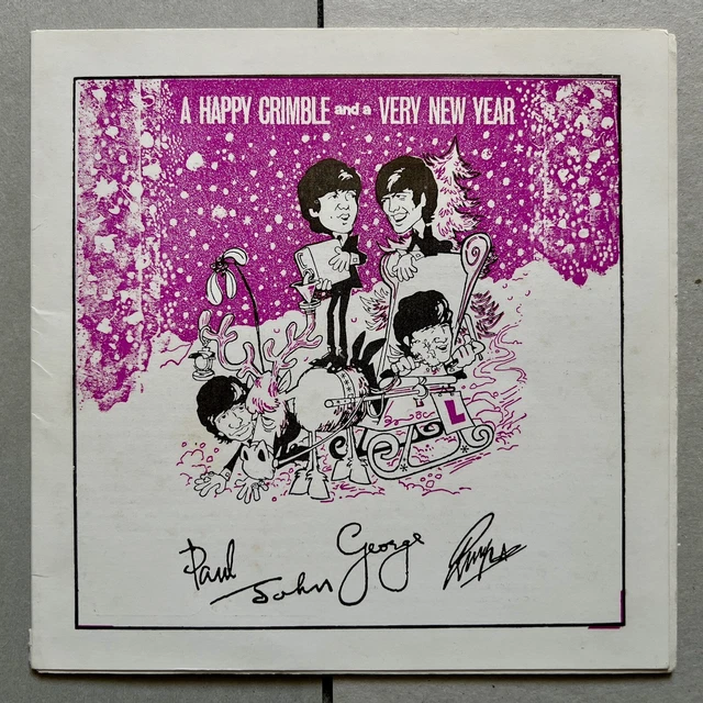 BEATLES CHRISTMAS RECORD A HAPPY CRIMBLE and A VERY NEW YEAR 1966 ...