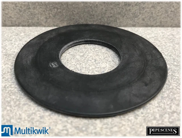 NEW STYLE MULTIKWIK Toilet Flush Valve Washer Seal Diaphragm Multiflush ...
