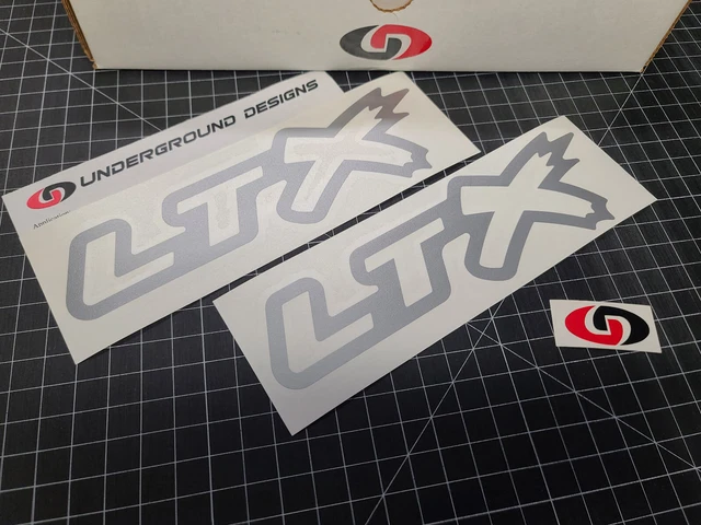 LTX OUTLINE DECALS (2) Racing Hood Window Stickers Corvette Camaro CTSV ...