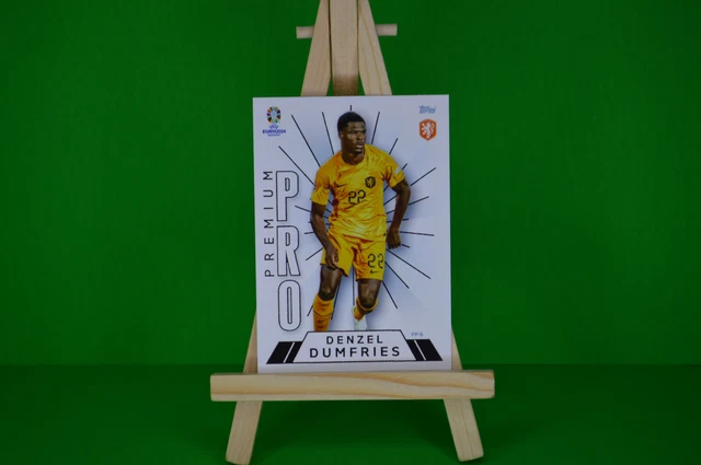 CARTE MATCH ATTAX Euro 2024 Premium PRO PP6 Denzel Dumfries (Pays-Bas ...