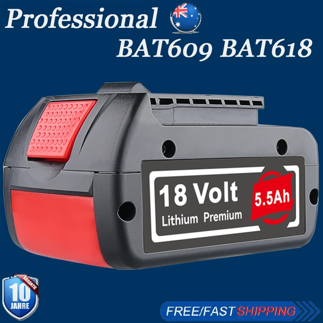 FOR BOSCH 18V 5.5Ah Lithium Battery Professional GBA BAT609 BAT610 ...
