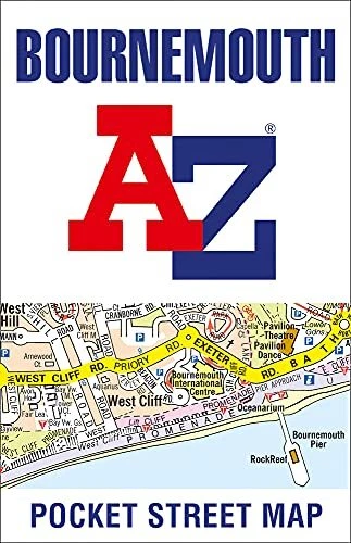 BOURNEMOUTH POCKET STREET Map by A-Z maps (2021) £6.13 - PicClick UK