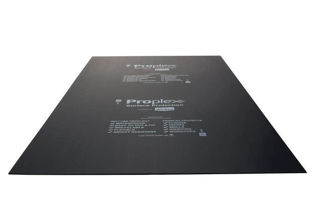PROPLEX BLACK SURFACE Protection Sheet - 2400 x 1200 x 2mm £5.60 ...