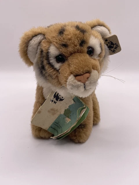 WWF ANNA CLUB Plush - Tiger Cub with Leather WWF Tag 1986 £9.95 ...