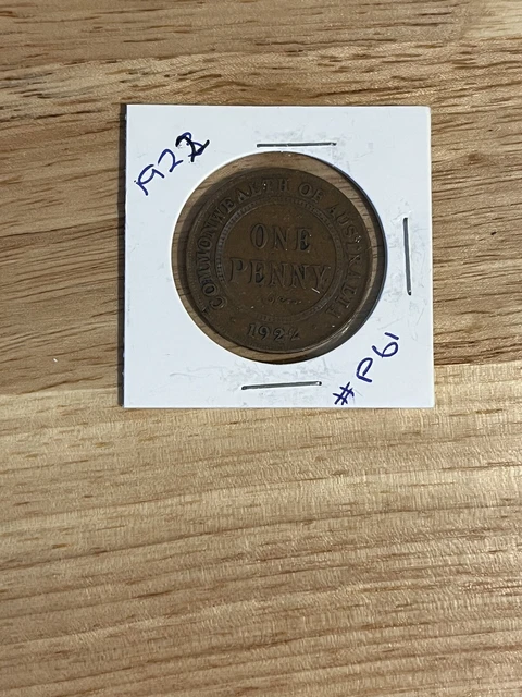🔕1922 AUSTRALIAN ONE Penny Coin🔕Great Detail King George V #P61🔕 $7.95 ...