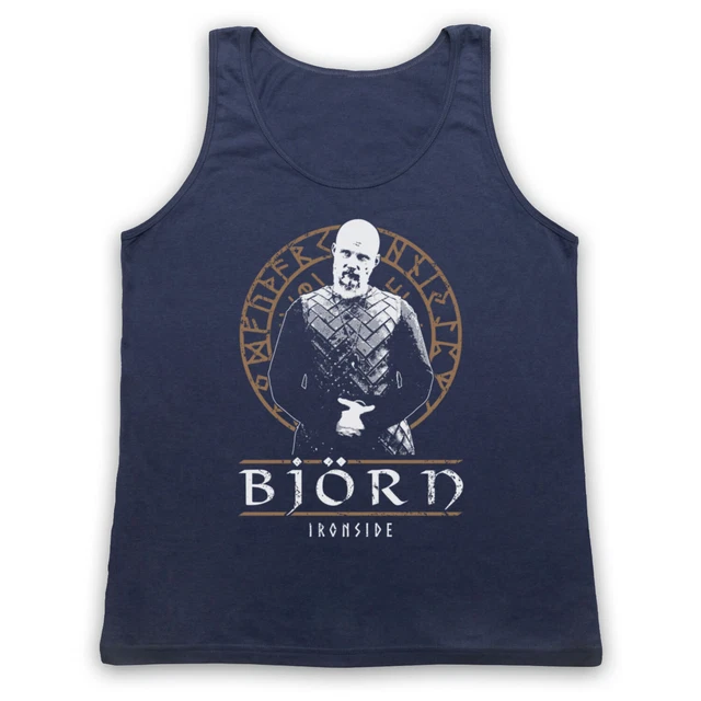 VIKINGS BJORN IRONSIDE Norse Saga History Viking Adults Vest Tank Top £ ...