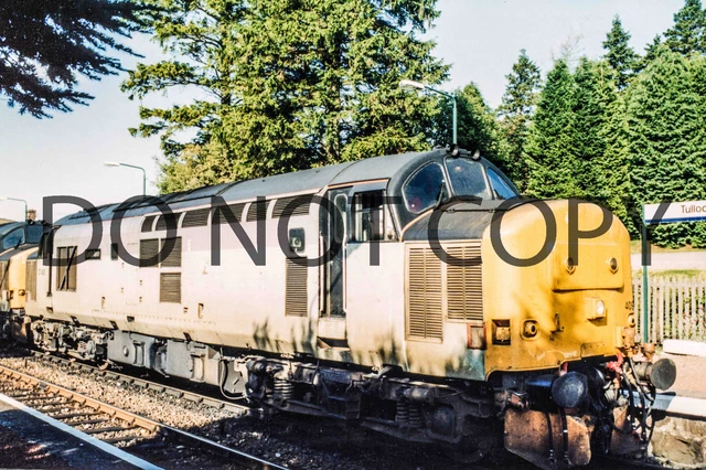 UK DIESEL TRAIN Railway Photograph Of Class 37 Loco 37409. Rm37-1194 £1 ...