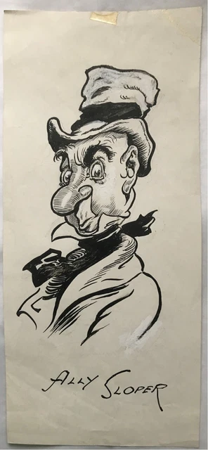 EXCELLENT CONDITION - Ally Sloper - Original comic artwork by C.H ...