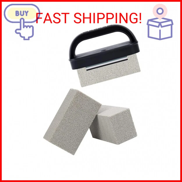 BLACKSTONE GRIDDLE CLEANING Brick Block Heavy Duty Grill Cleaning Stone ...
