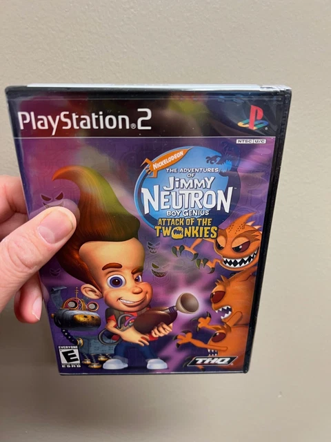ADVENTURES OF JIMMY Neutron Boy Genius: Attack of the Twonkies NEW PS2 ...