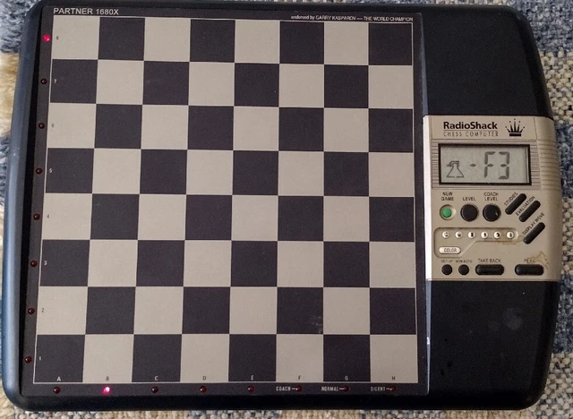 RADIO SHACK PARTNER 1680X Sensory Electronic Chess Computer Game ...
