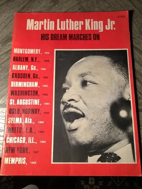 ORIGINAL 1968 MARTIN Luther King Jr.- His Dream Marches On Magazine ...
