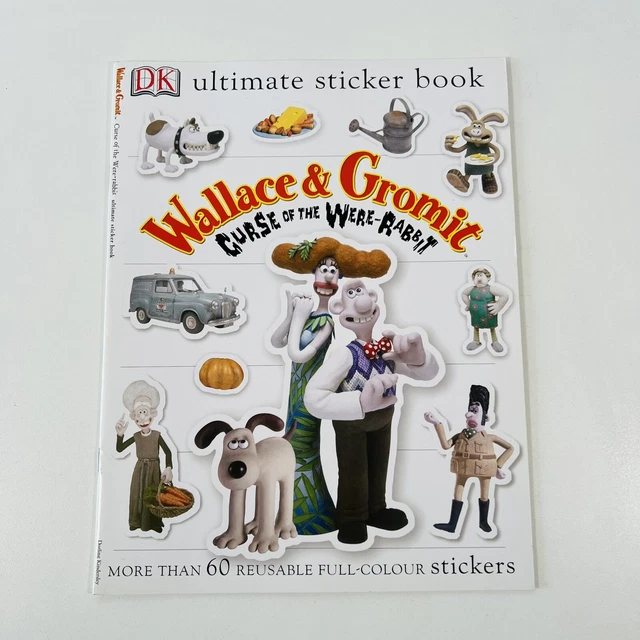 WALLACE & GROMIT Curse of the Were Rabbit Sticker Book DK 2005 £9.95 ...