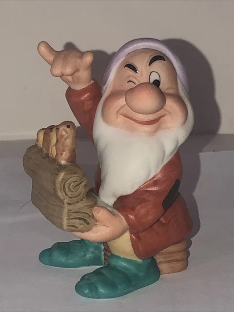 VINTAGE DISNEY SNOW White & the Seven Dwarfs Grumpy ceramic figurine ...