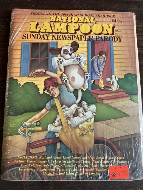 ORIGINAL SEALED NATIONAL Lampoon Sunday Newspaper Parody 1st print ...