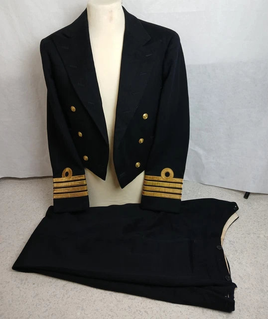 ORIGINAL P-WW2 RN Captains mess dress - named £20.00 - PicClick UK