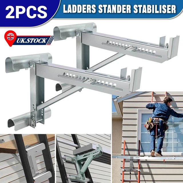 2PACK LADDER JACKS Scaffold Bracket Two-Rung Short Body Extension ...
