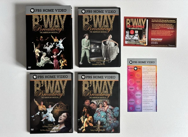 BROADWAY: THE AMERICAN Musical DVD 3 Disc Set PBS HOME VIDEO $11.99 ...